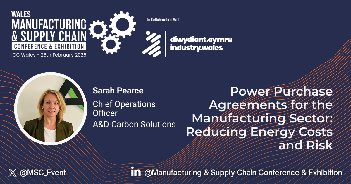 A&D Speaking at Wales Manufacturing Conference 2026